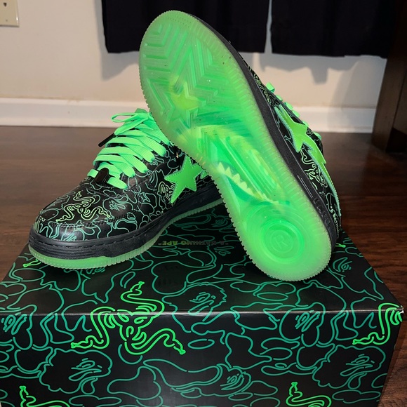 Bape | Shoes | Bape Sta Bape X Razer Neon Camo Mens | Poshmark